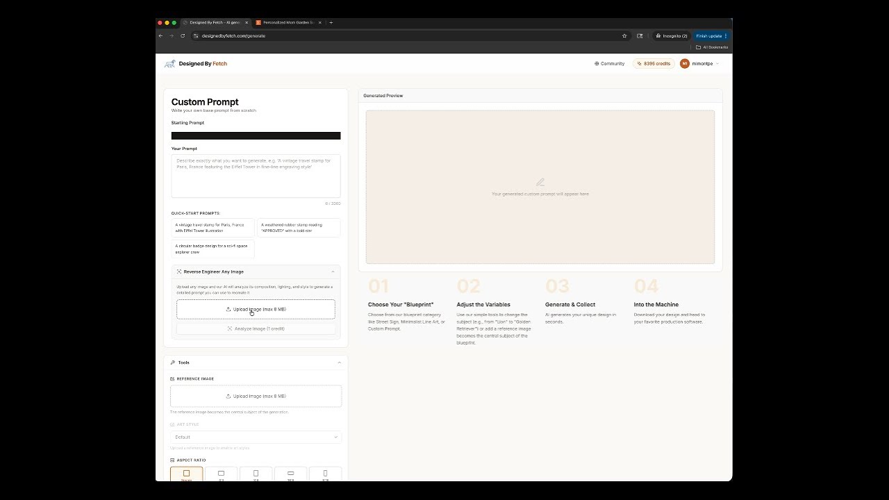 Custom Prompt & Reverse Engineer