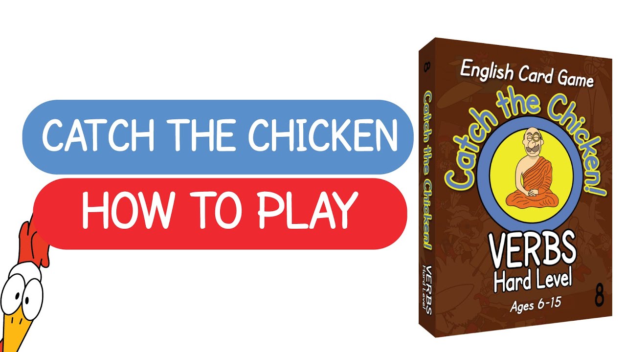 HOW TO PLAY, VERBS, CATCH THE CHICKEN (HARD LEVEL, BROWN)
