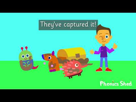 Phonics Shed - Songs - The treasure adventure comparing βureβ words
