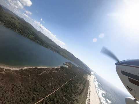 Gusty landing at Nehalem Bay Airport