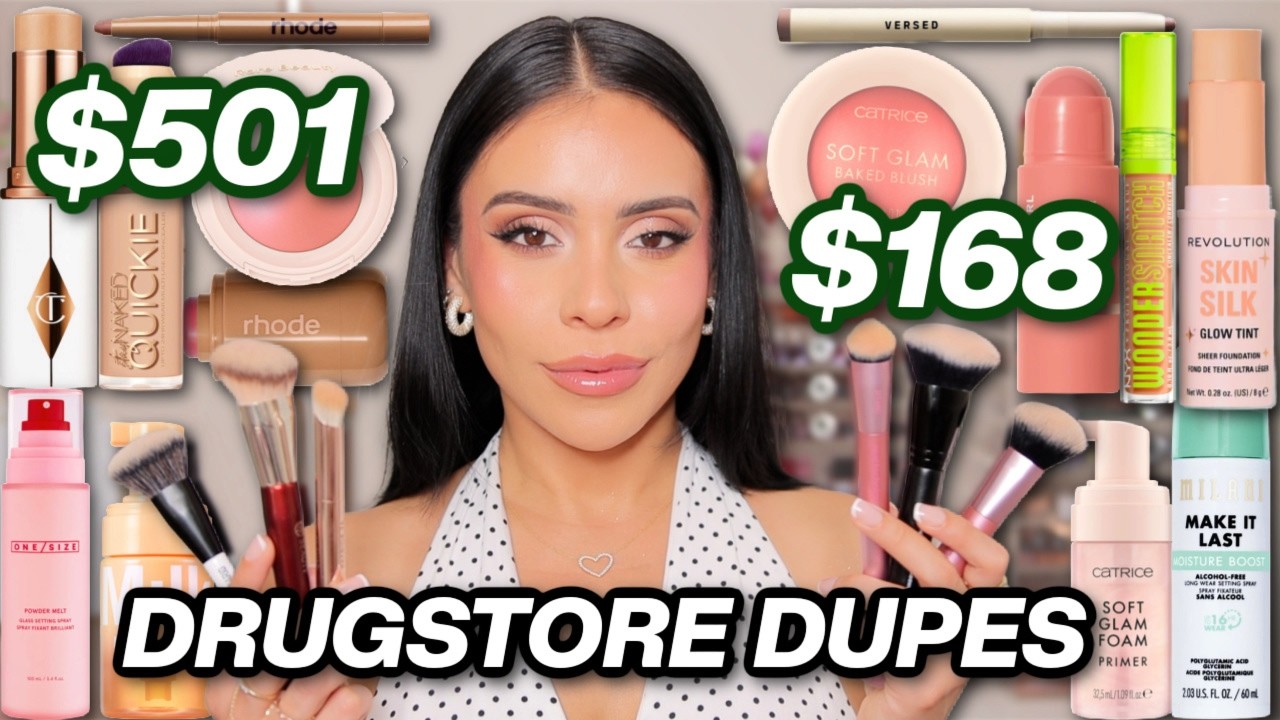 Drugstore Dupes vs High-End Makeup 🤭 Save or Splurge?