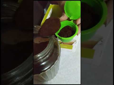 Testing the Refillable Coffee Capsule for Nescafe Dolce Gusto. #shorts #coffee