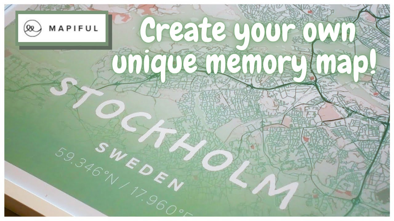 Mapiful / How to decorate your home with posters!