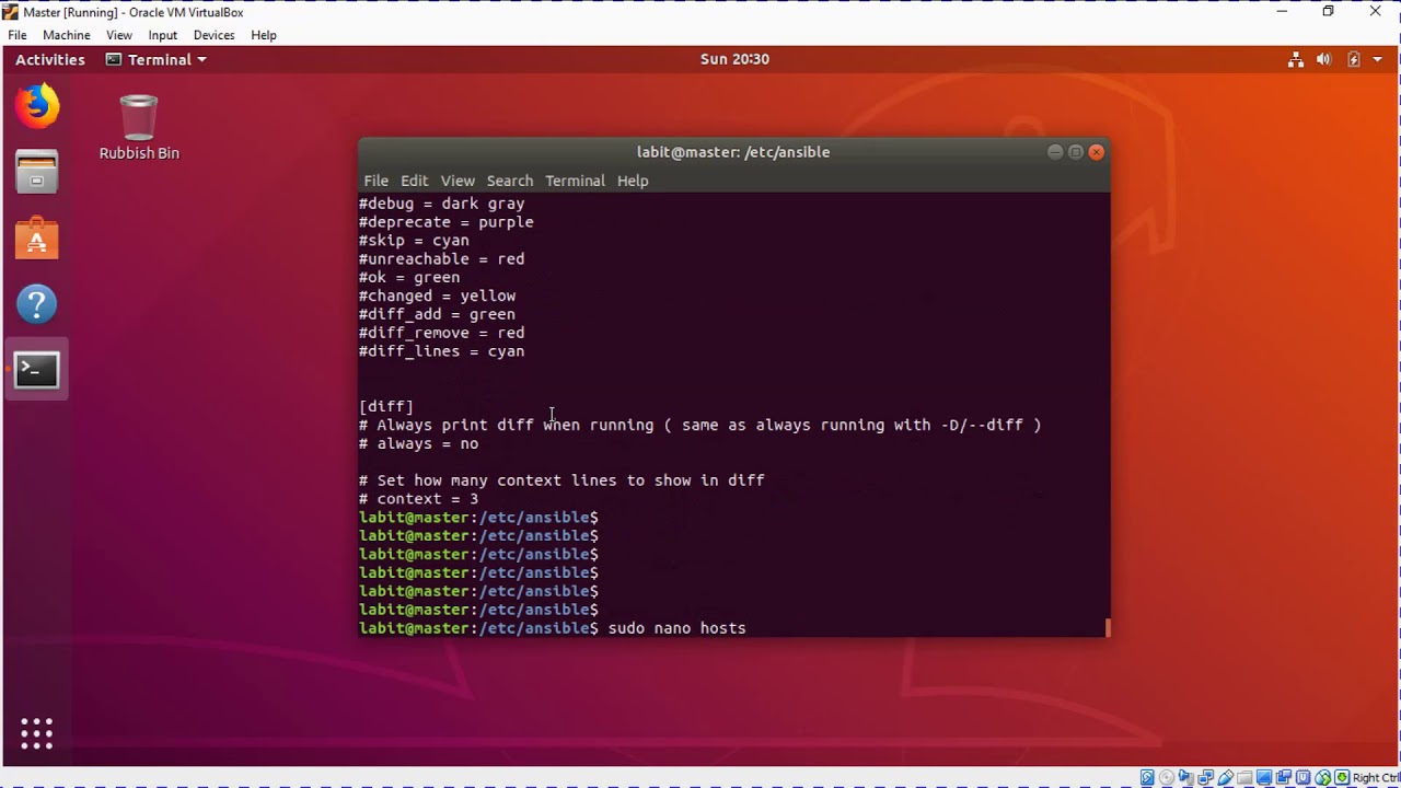 Lecture 13 of 24 - Ansible ad-hoc commands