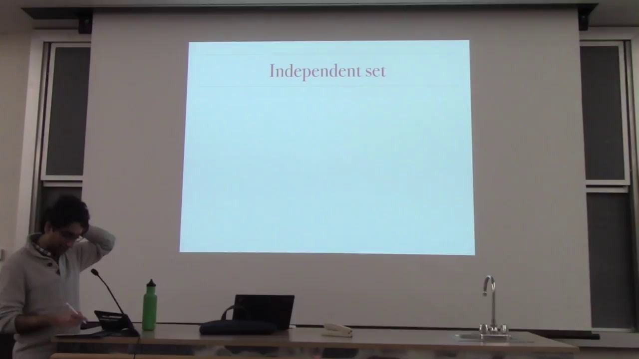 Advanced Algorithms - Fall 2017 Lecture 22