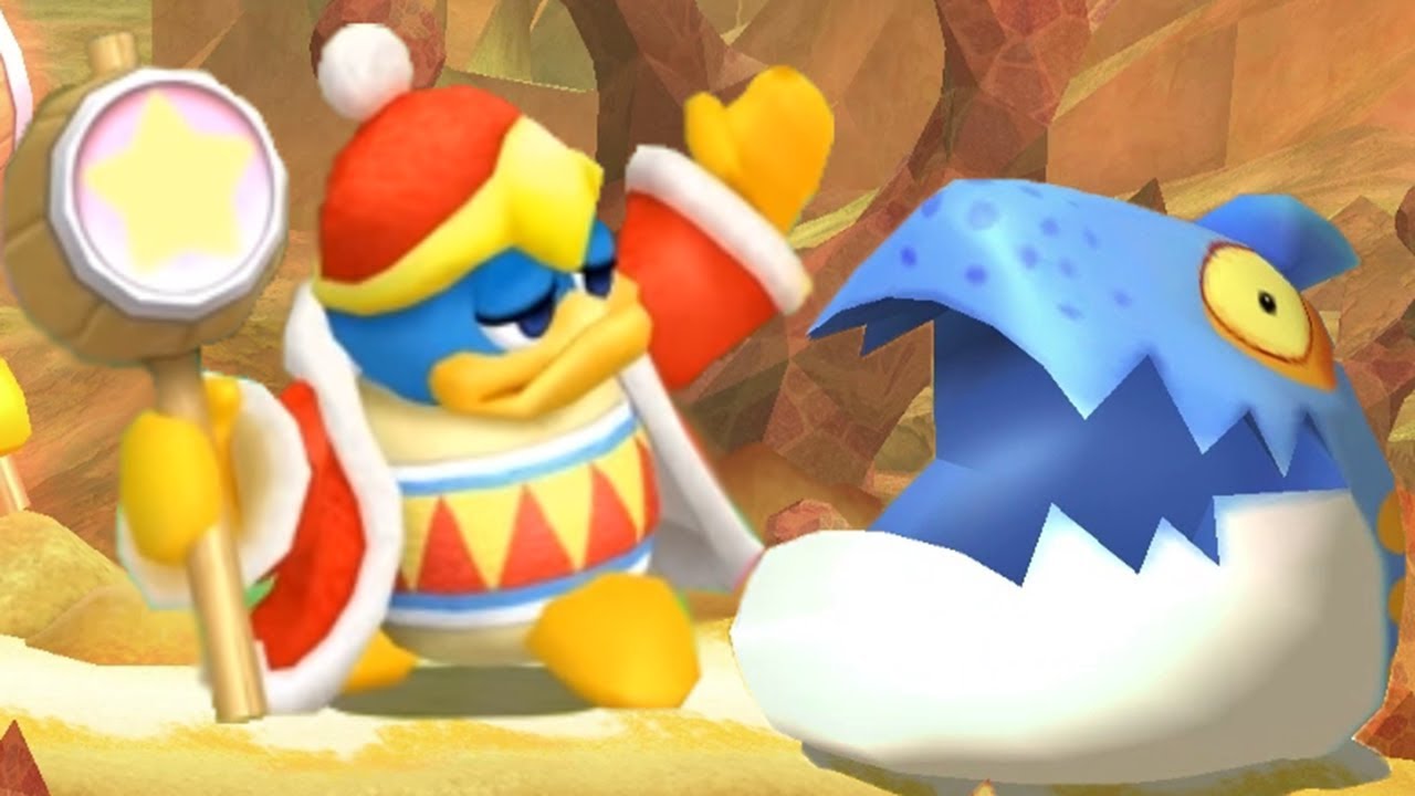 Kirby's Return to Dream Land - King Dedede vs Fatty Puffer, Landia, Whispy Woods, Magolor