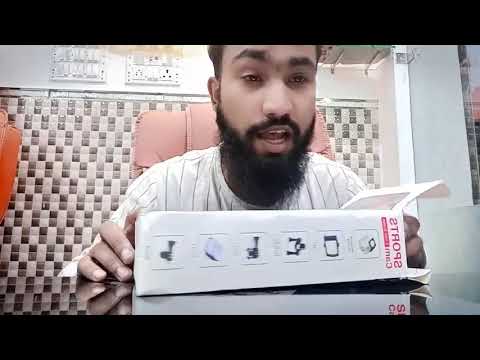 Unboxing of sport cam.