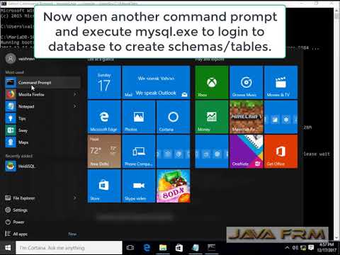 MariaDB 10.2 Zip Installation in Windows 10