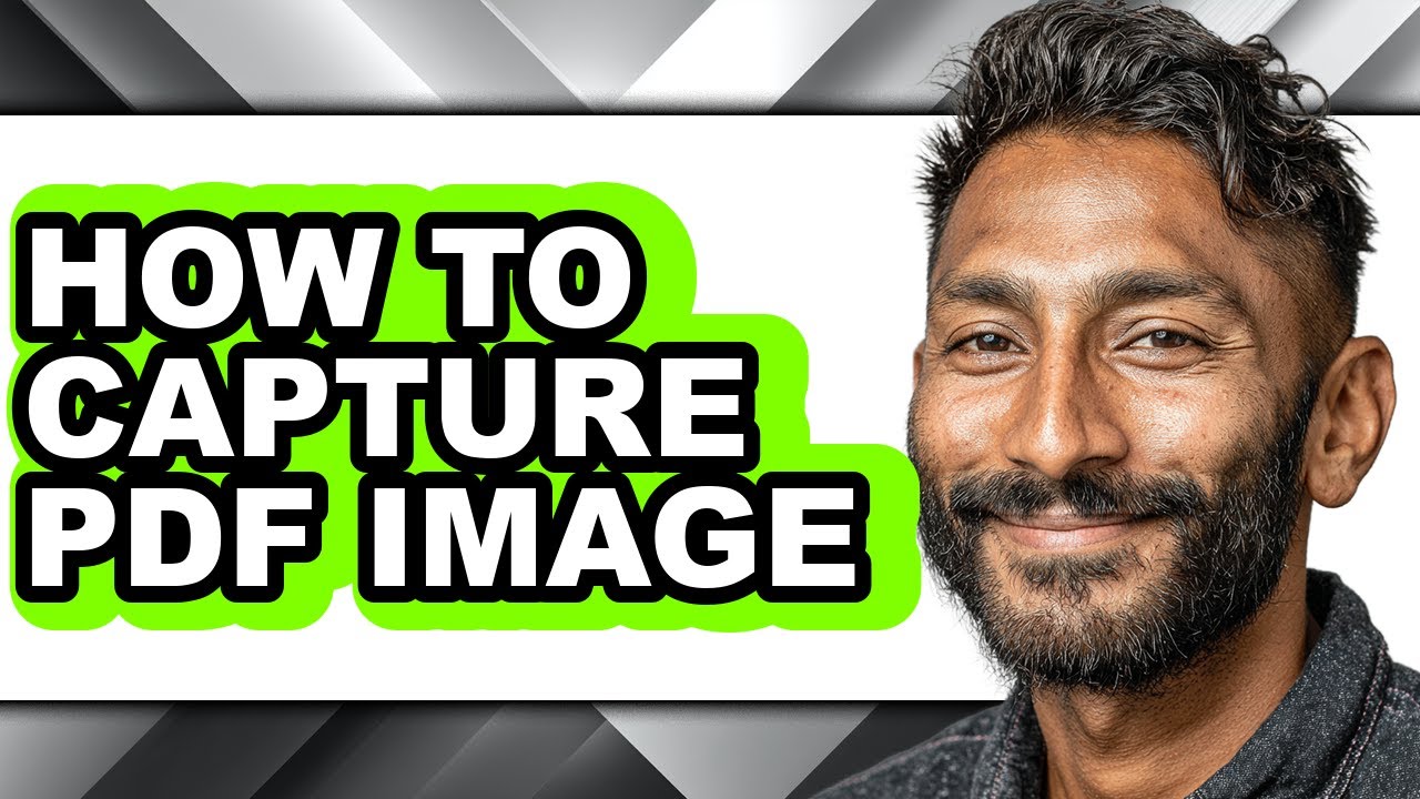 How to Capture Pdf Image (full Guide)