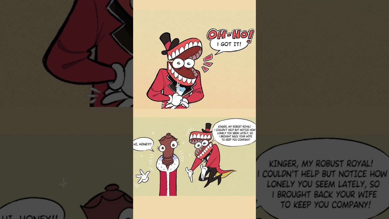 Sweet Surprise For Kinger!😳🔥The Amazing Digital Circus Comic Dub