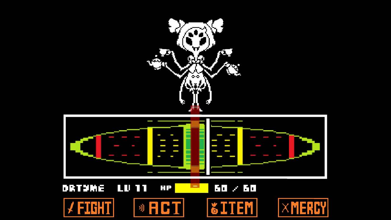 Undertale - Muffet boss fight (neutral)
