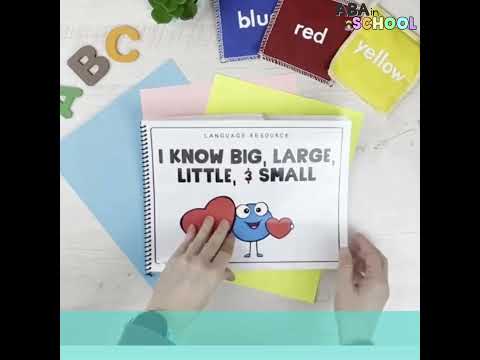 Receptive ADJECTIVES Speech Therapy or Special Education PREVIEW #specialeducation #speechtherapy