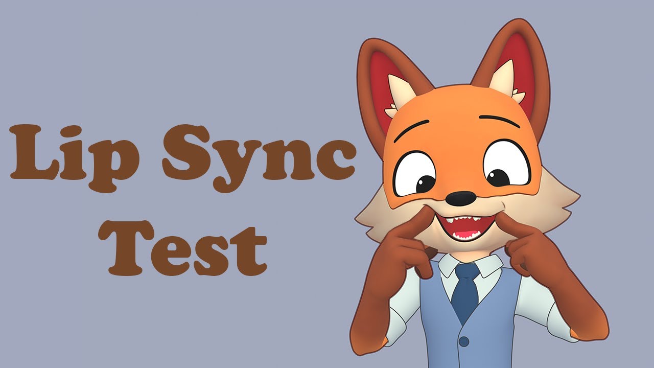Lip sync test