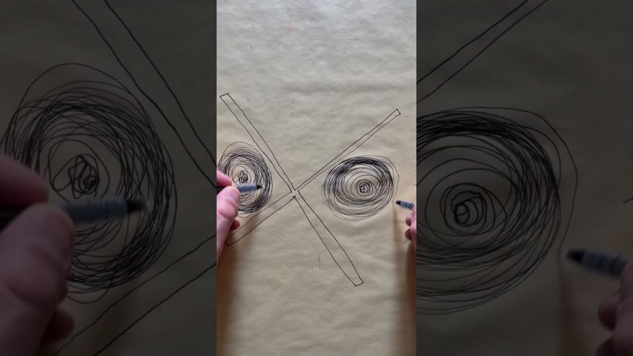 Sketching Practice - Brain Training Line Object & Spirals