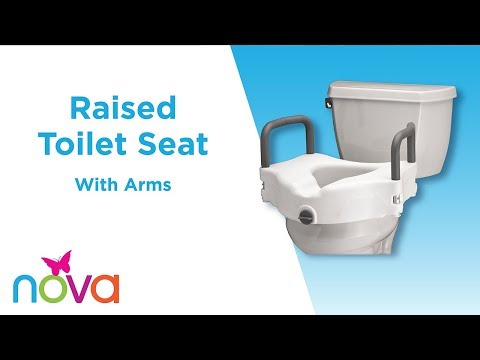 Raised Toilet Seat - 5" Locking – Nova Medical Products