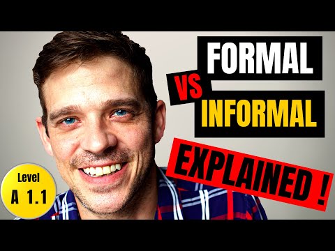 Formal vs Informal in German | When to use what and how you use it