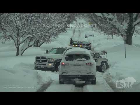 11-30-2024 Erie, PA - Erie Buried In Snow! Stuck Vehicles, Plows Working, People Walking