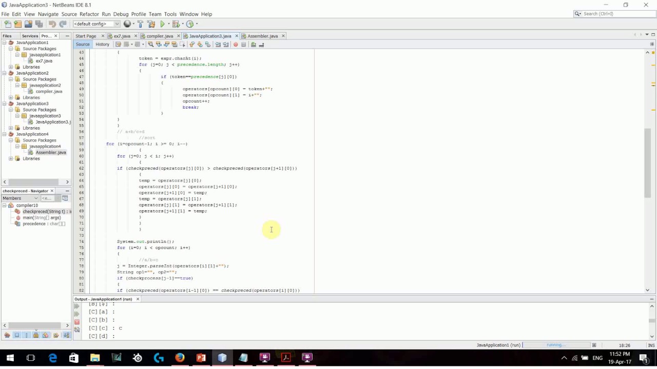 Experiment no. 10 INTERMEDIATE CODE GENERATION