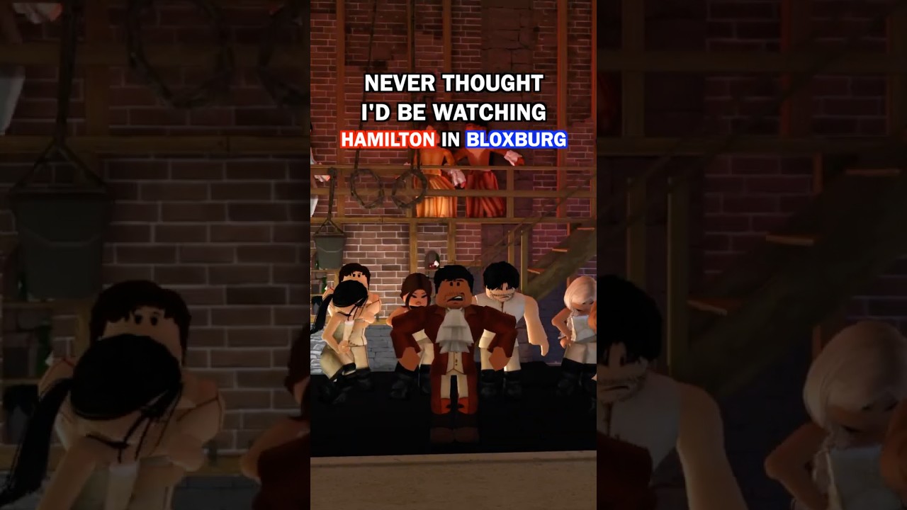 Hamilton in BLOXBURG?? #bloxburg #welcometobloxburg #roblox #gaming