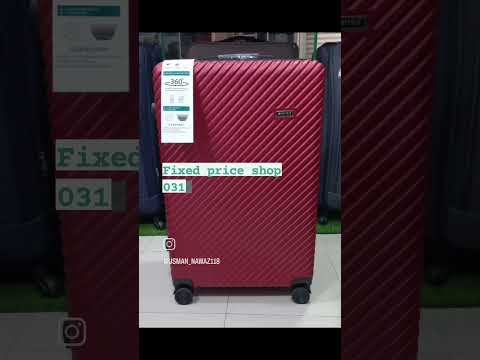 parrole 3 pcs luggage trolley travel bags set ABS material 360°revolving wheels#4u #bag #luggage
