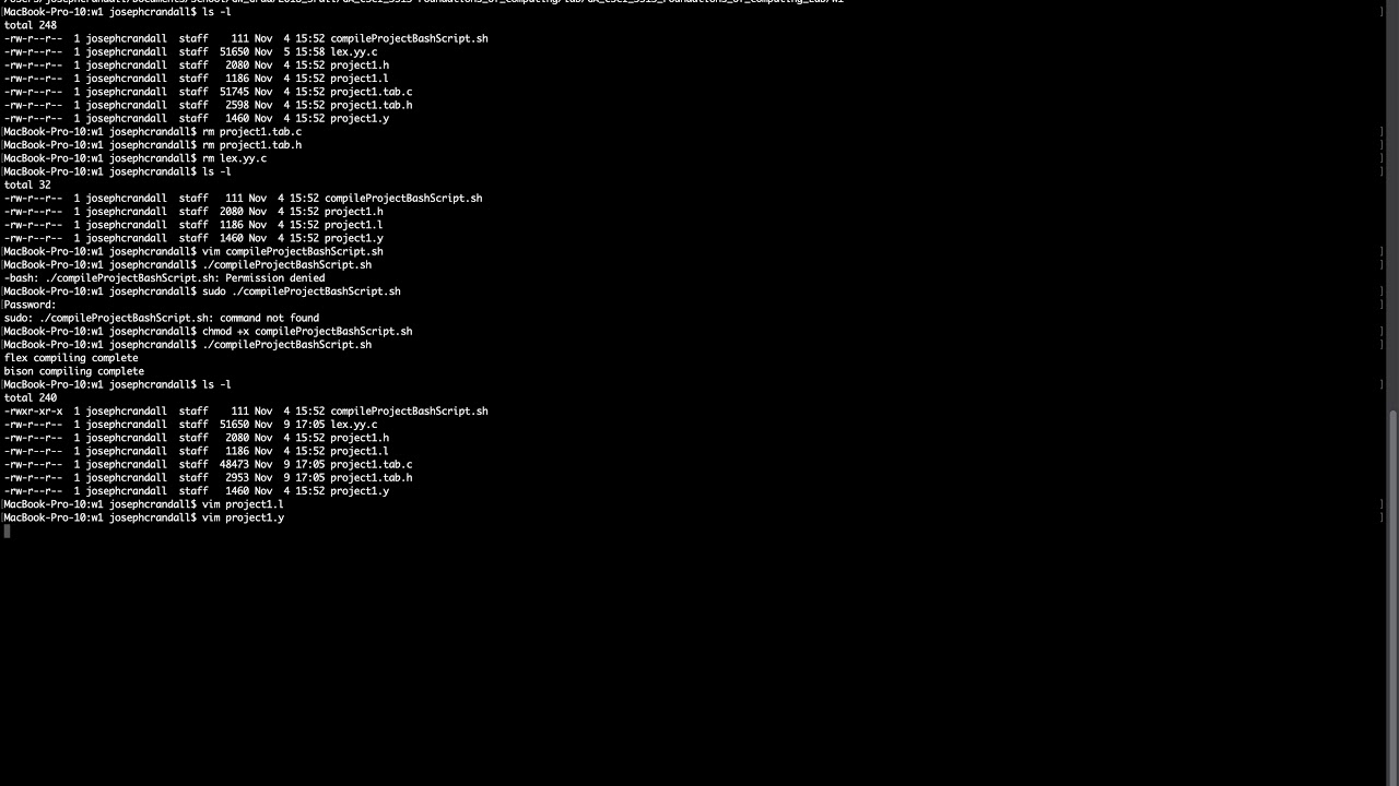 W1 Mini-Pascal Compiler Project Tips