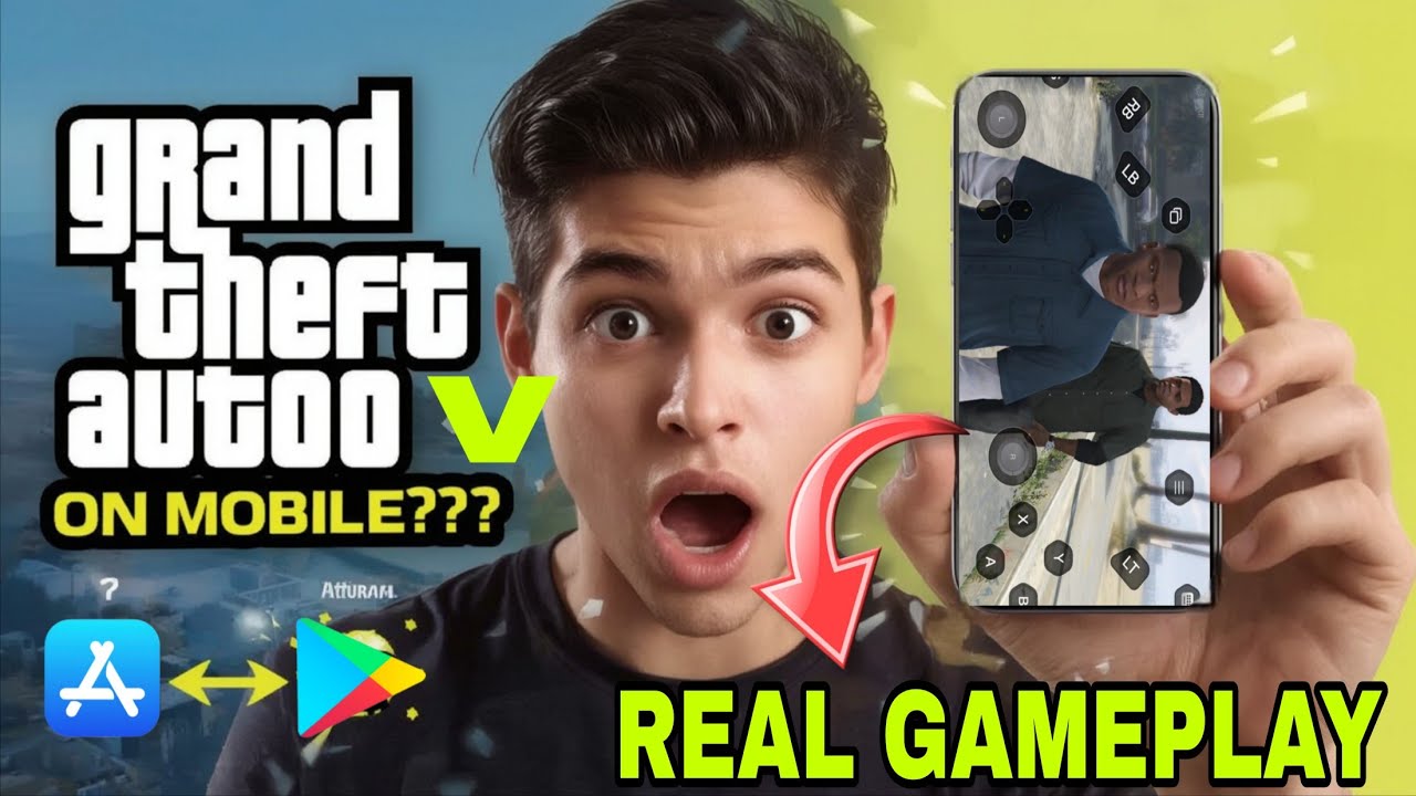 GTA 5 Mobile Gameplay Using Cloud Gaming – Step By Step Tutorial