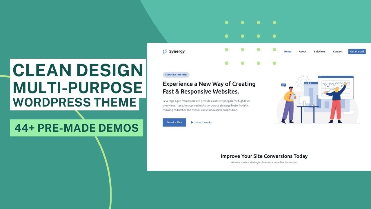 44+ Pre-Made Demo Sites | Fully Responsive Clean Design Multi-Purpose Theme | Total WordPress Theme