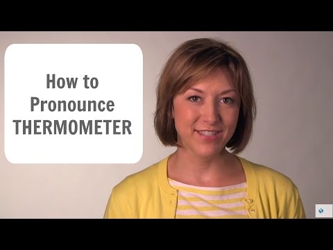Learn to pronounce THERMOMETER - American English Pronunciation & Stress #learnenglish
