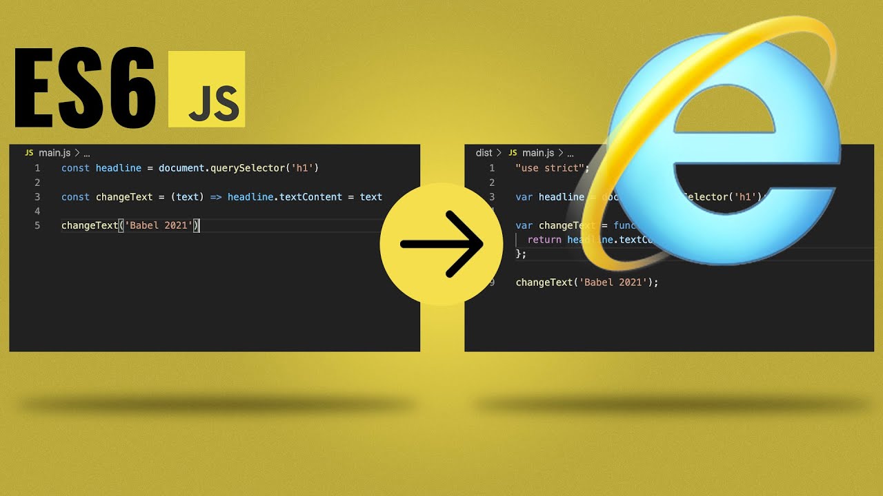 Make Your Modern Javascript Code Compatible with old Browsers