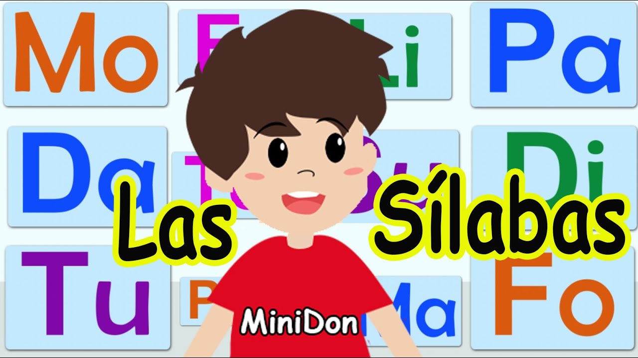 Aprende a leer con MiniDon! Las sílabas para niños! Aprende a leer y escribir!