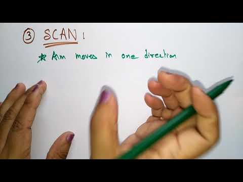 Learn SCAN disk scheduling algorithm | Example | OS | Lec 73 | Bhanu Priya - Mind Luster