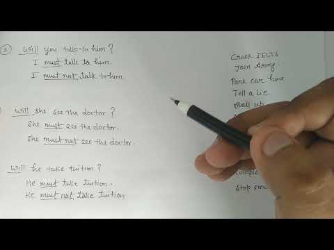 must | Use of must in details | Modal verb (Must) | learn english grammar