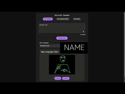 AI-Powered Text-to-Sign Language Translator | Demo
