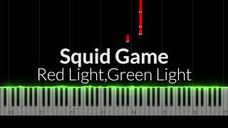 Squid Game - Red Light Green Light (EASY) by PianoGenius نوتة