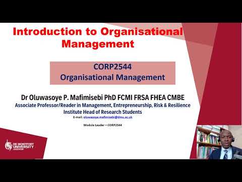 Managing Organisations: All You Need to Know