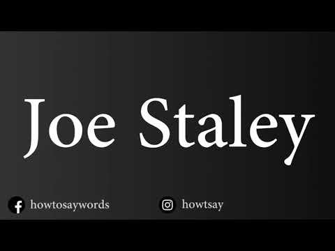 How To Pronounce Joe Staley