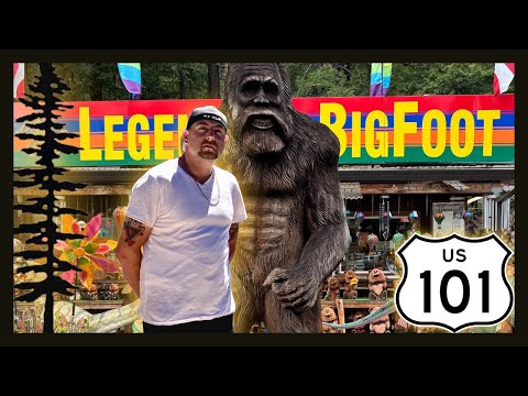Visiting The Legend Of Bigfoot - A Bigfoot Collectible Shop in Garberville Northern California
