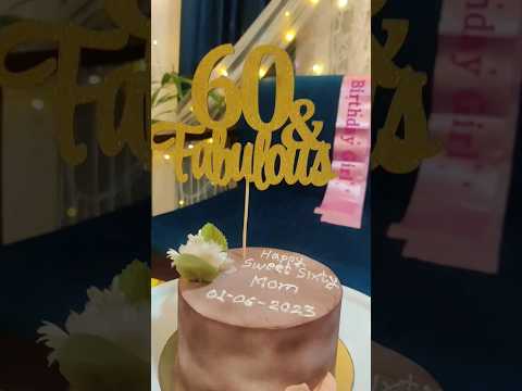 Birthday Ideas for mom! 60th Birthday! #happybirthday #birthdaycake #cakeshorts #ytshort #shortsfeed