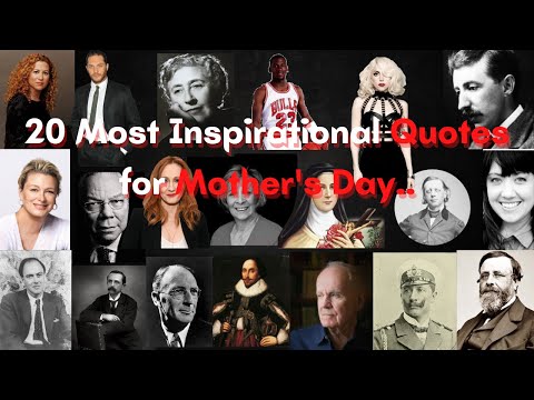 20 Most Inspirational Quotes for Mother's Day | Quotes for Life | Mothers day Quotes | Quotes