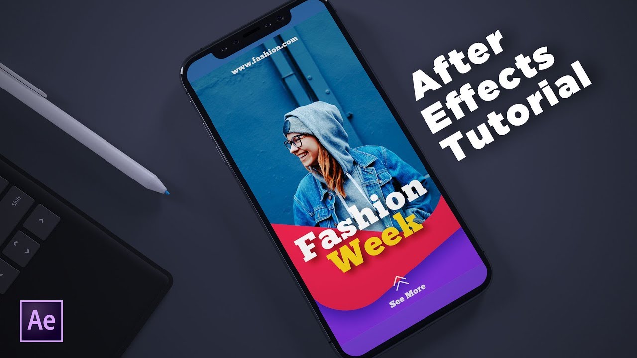 After Effects Tutorial - Animate Instagram Stories