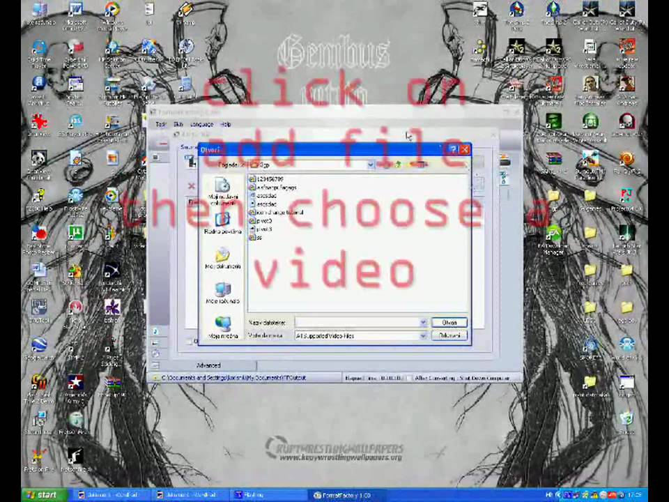 How To Convert Video formats using format factory