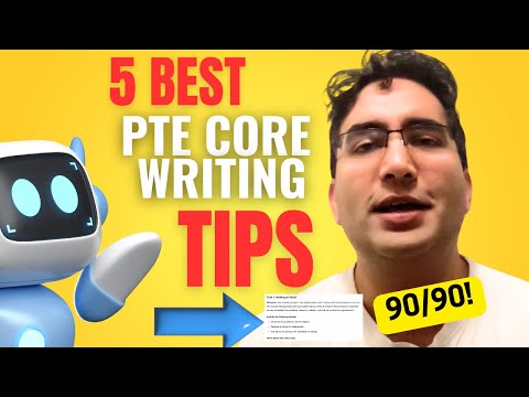 5 BEST TIPS FOR PTE CORE WRITING: THIS SCORES 90/90!