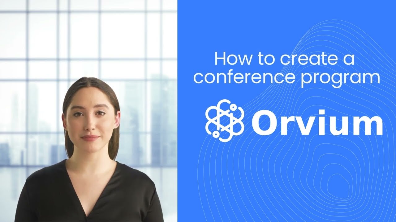 How to create a conference program