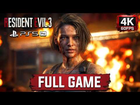 RE3 Remake FULL GAME Cinematic Gameplay | Complete Walkthrough No ...
