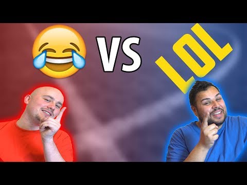 Laughing Emoji vs LOL " You don't even laugh out loud!" (DEBATE)