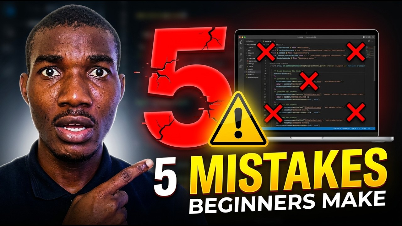5 Beginner Mistakes in Tech That Are Slowing You Down (Avoid These!)