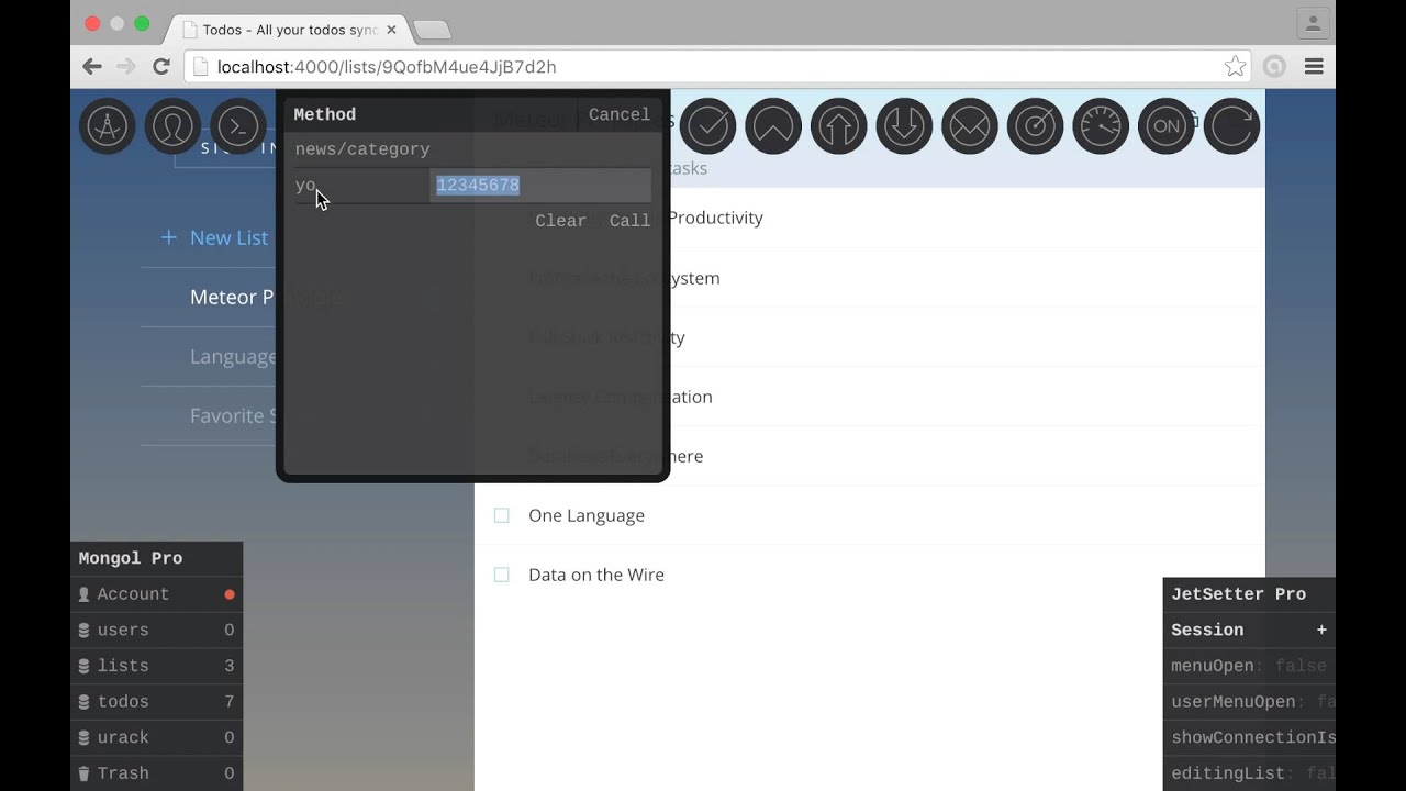 Meteor Toys - Method and Pub re-write