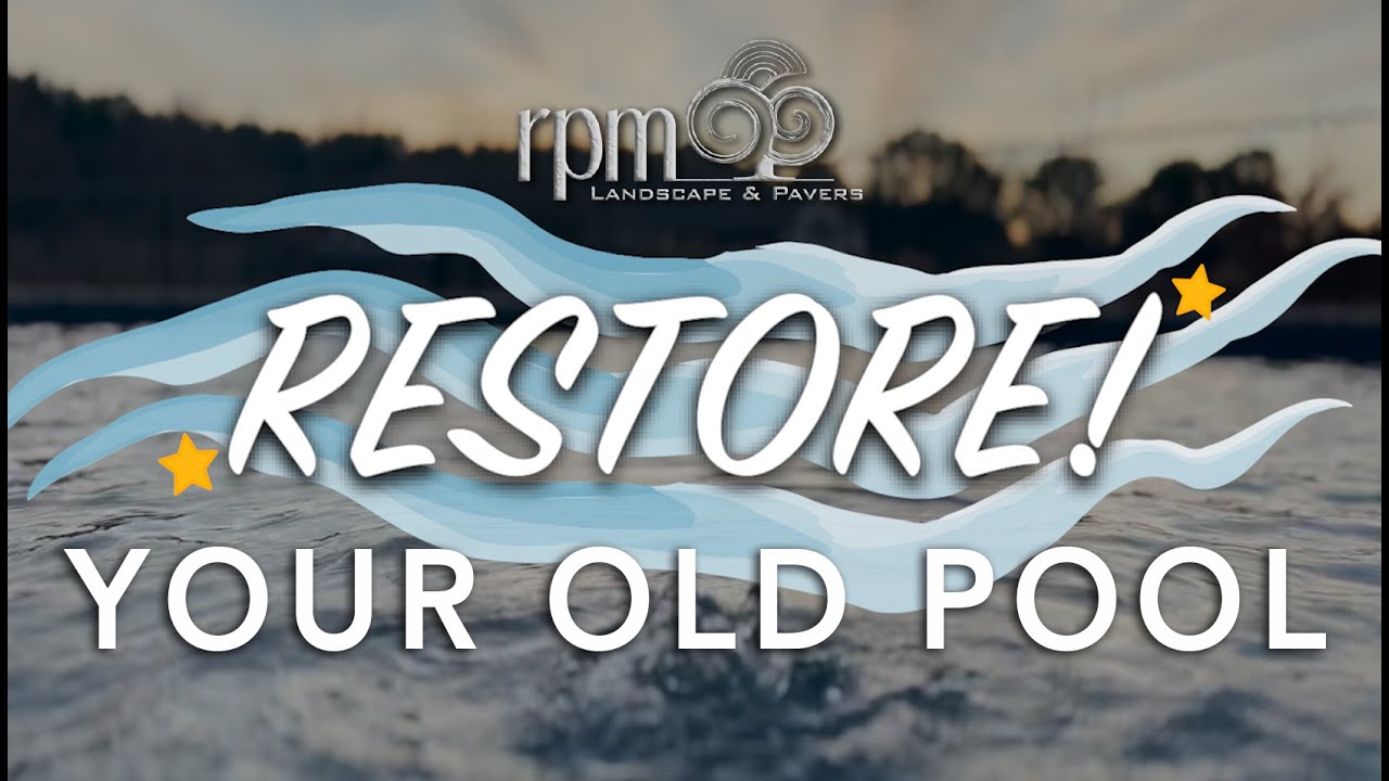 53 year old Tallman Pool Shell Restoration | RPM Landscape and Pavers | Marietta, GA
