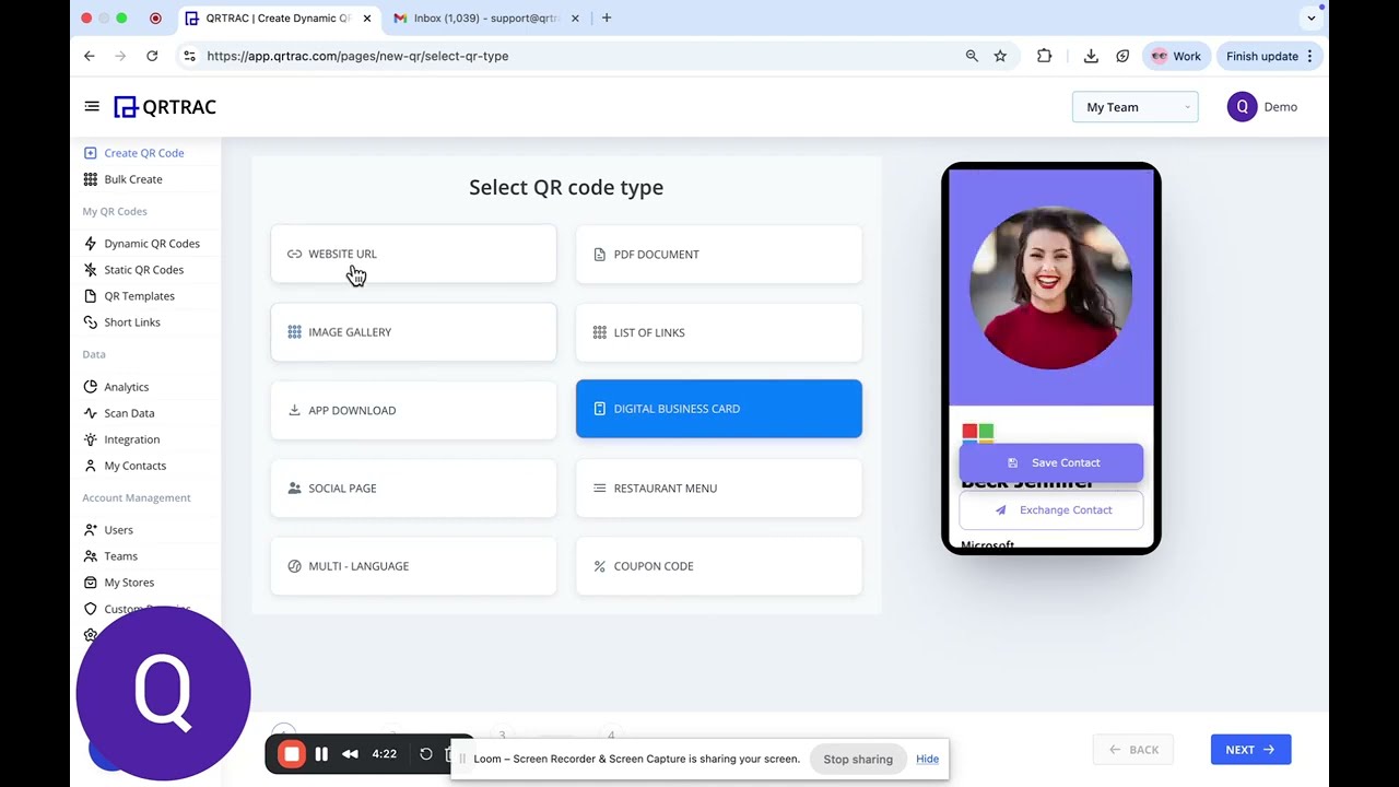 How to Create Dynamic QR Codes Using QRTRAC