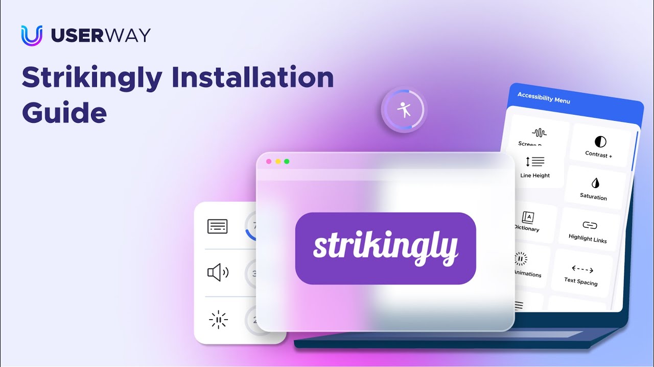 Strikingly Accessibility Widget Installation Guide | UserWay